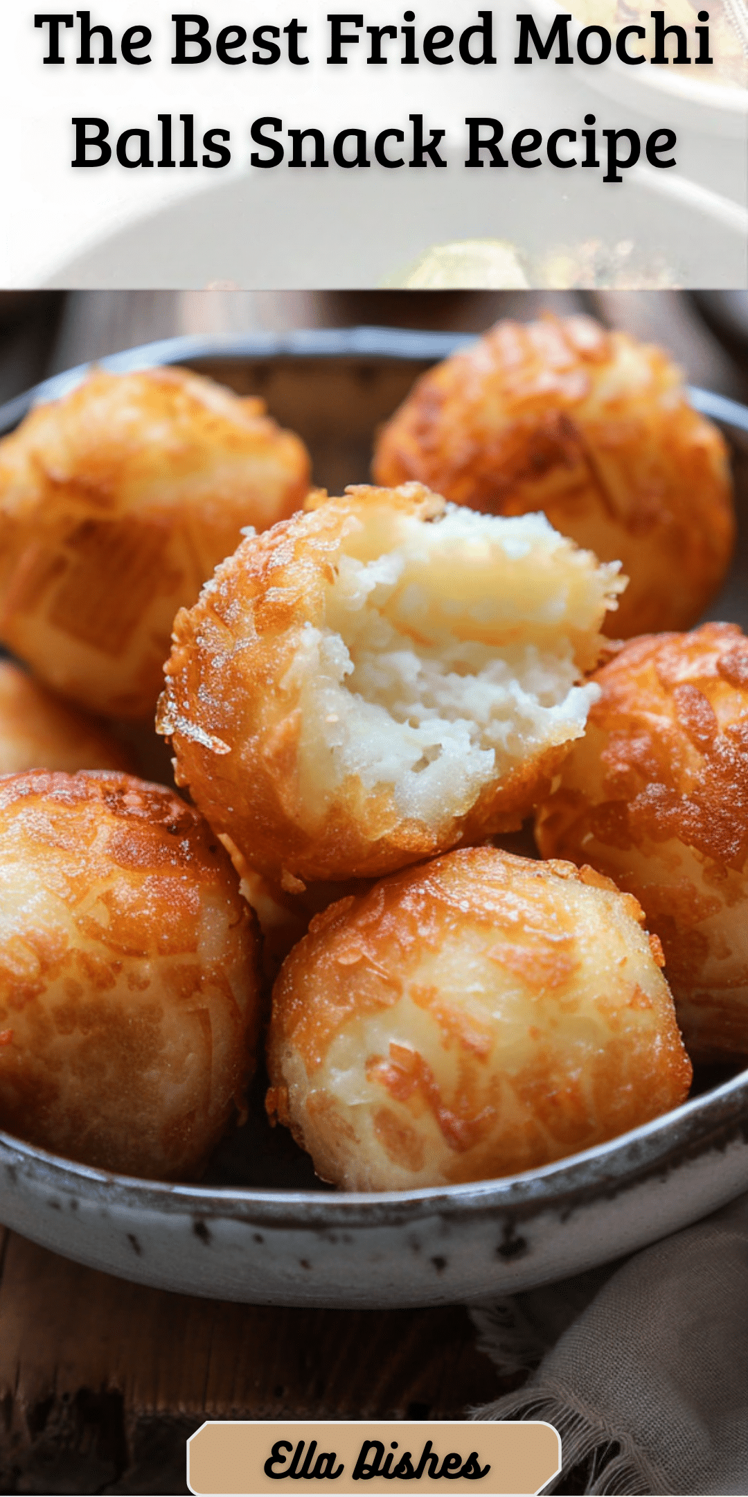 Fried Mochi Balls Recipe | Ella Dishes