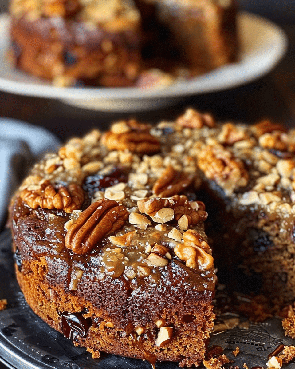 Walnut and Date Cake | Ella Dishes