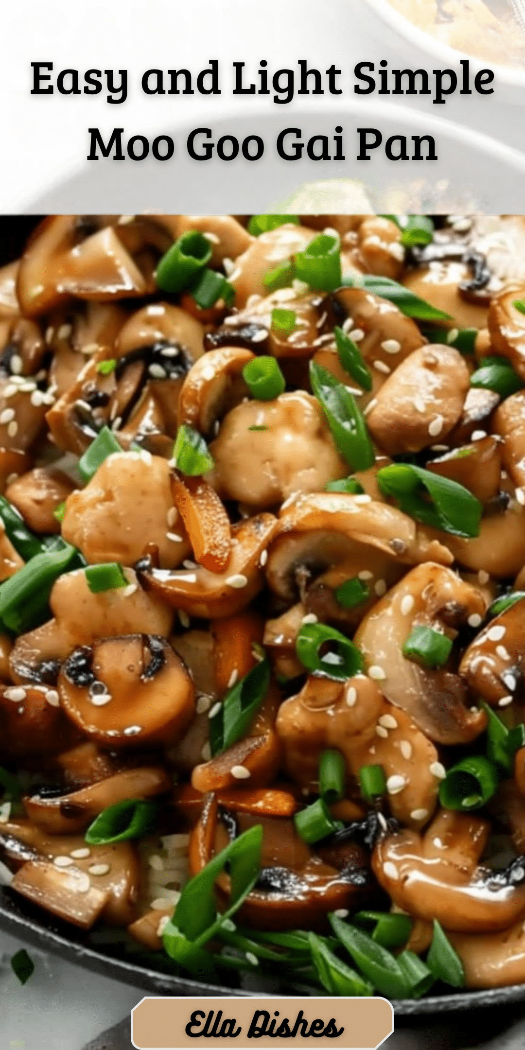 Simple Moo Goo Gai Pan | Ella Dishes