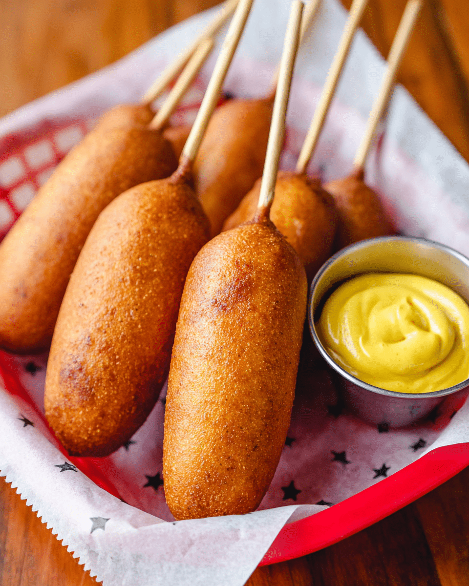 Homemade Corn Dogs | Ella Dishes