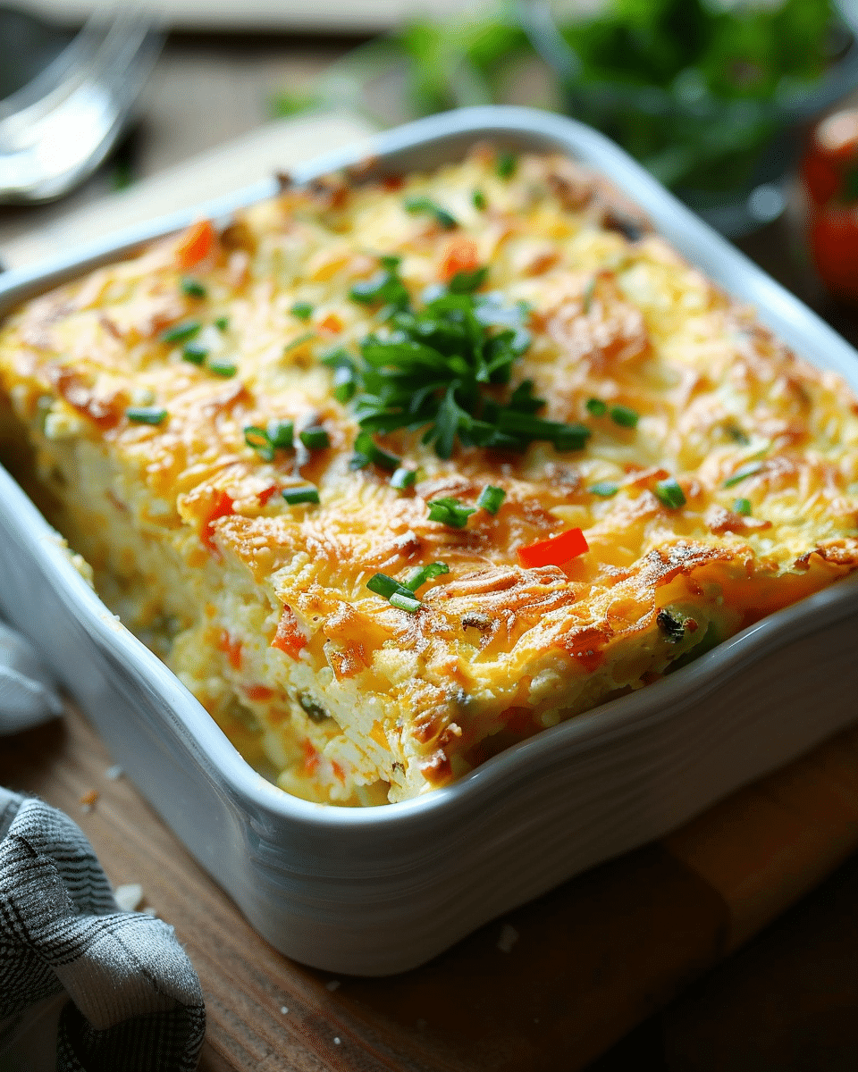 Cottage Cheese and Veggie Bake Recipe | Ella Dishes