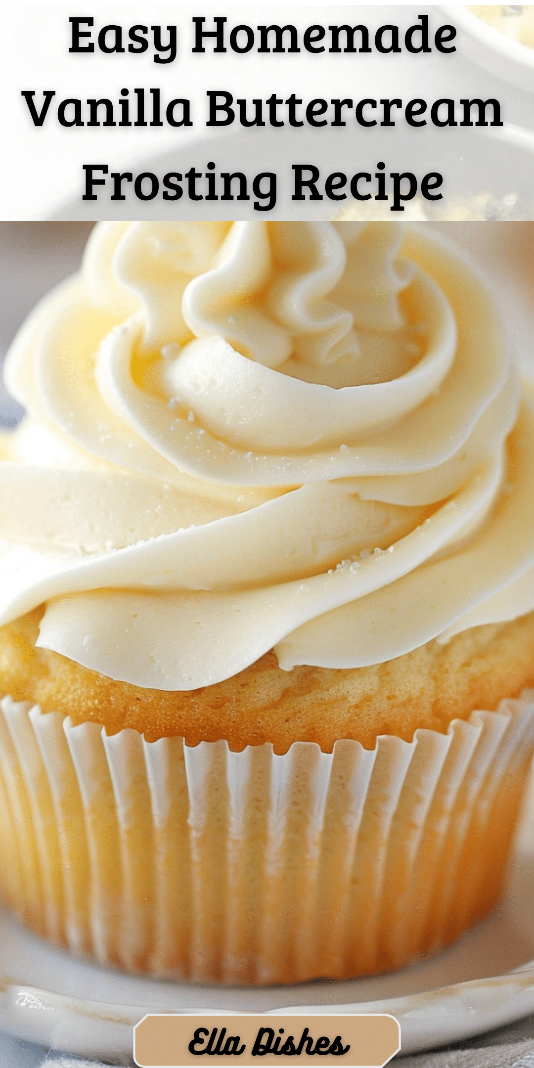 Vanilla Frosting Recipe | Ella Dishes