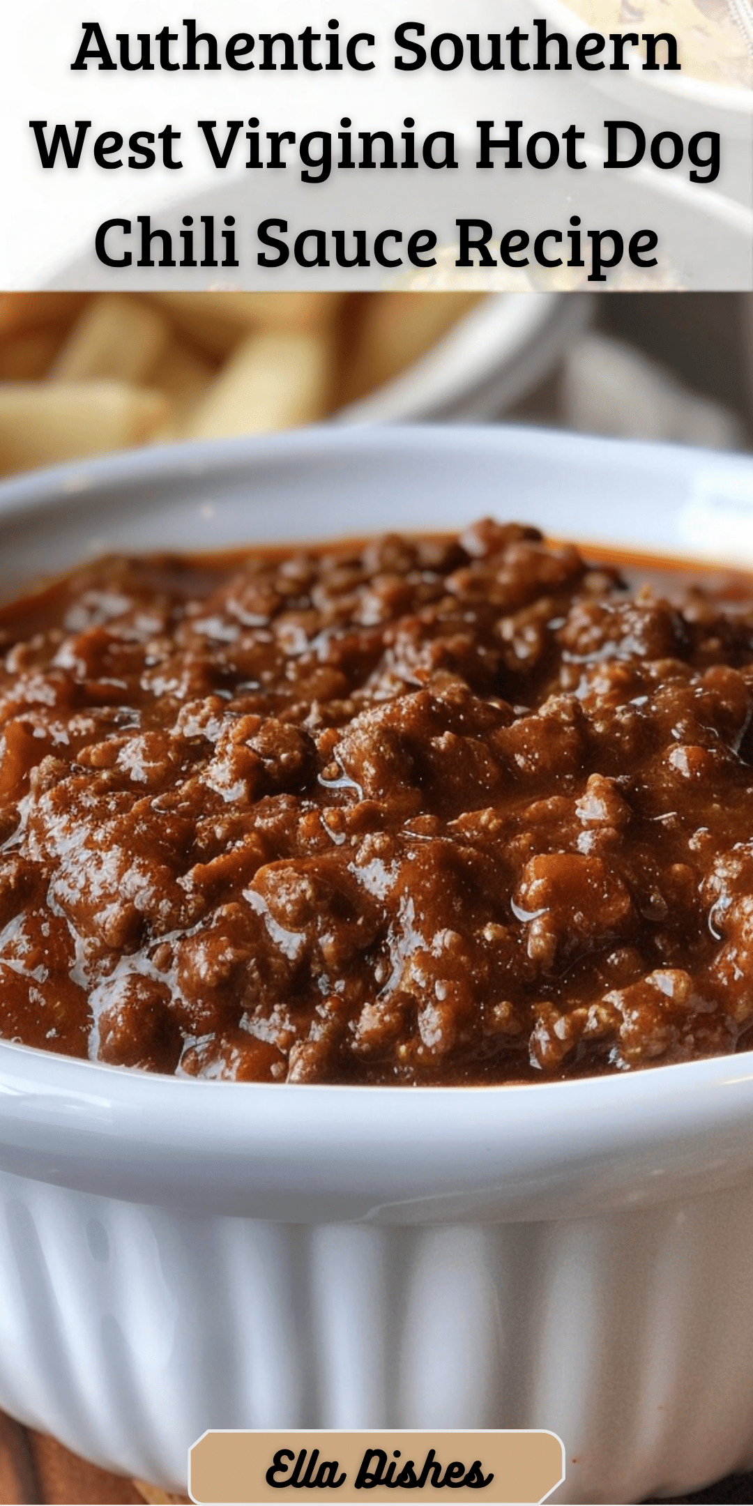 Southern West Virginia Hot Dog Chili Sauce | Ella Dishes