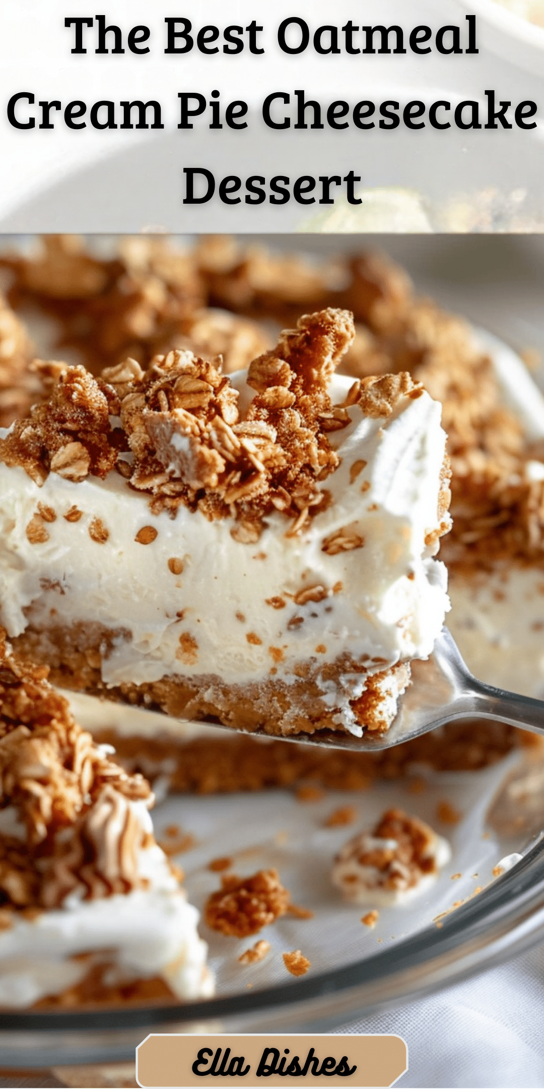 Oatmeal Cream Pie Cheesecake | Ella Dishes