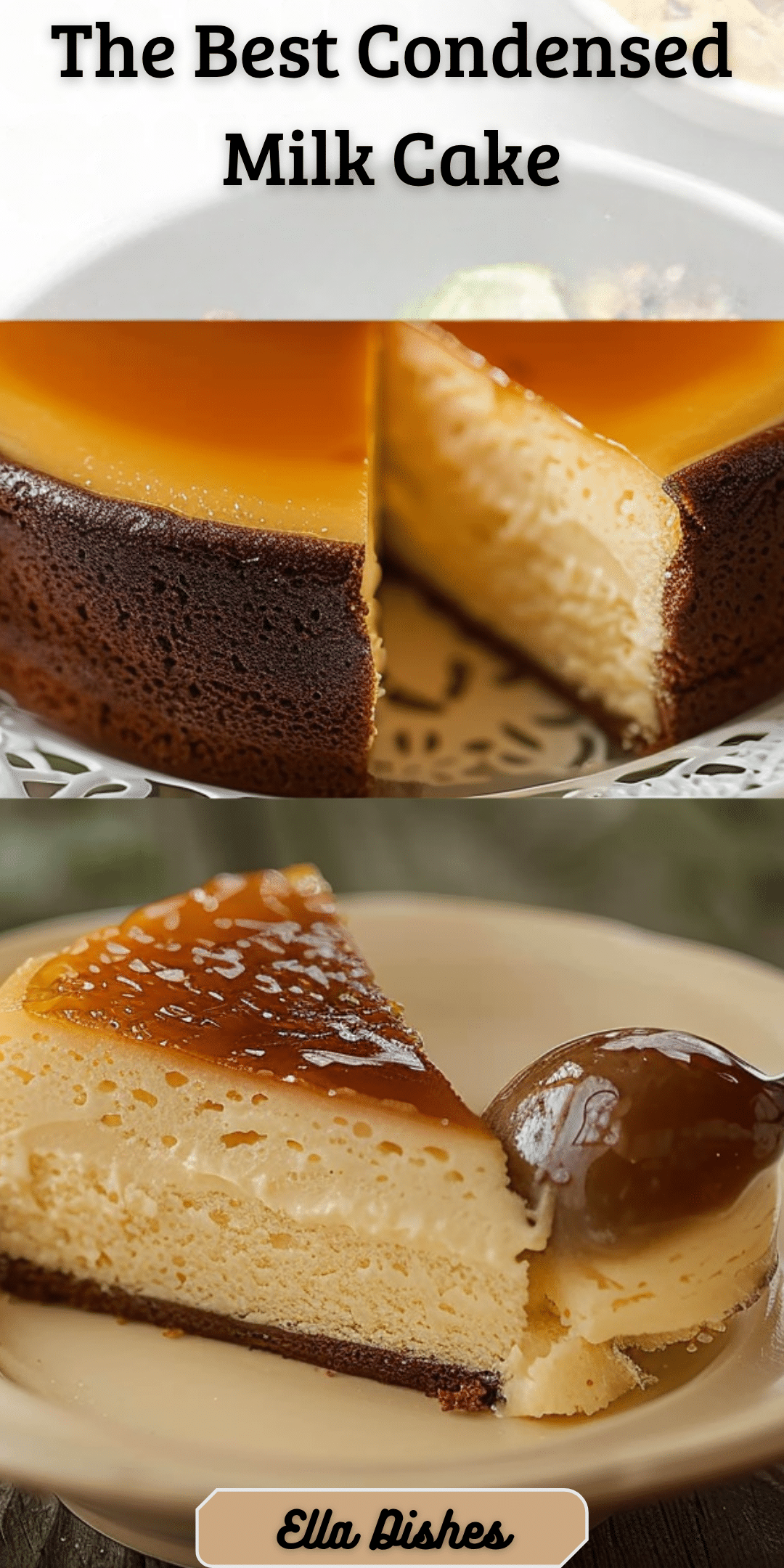 Condensed Milk Cake | Ella Dishes