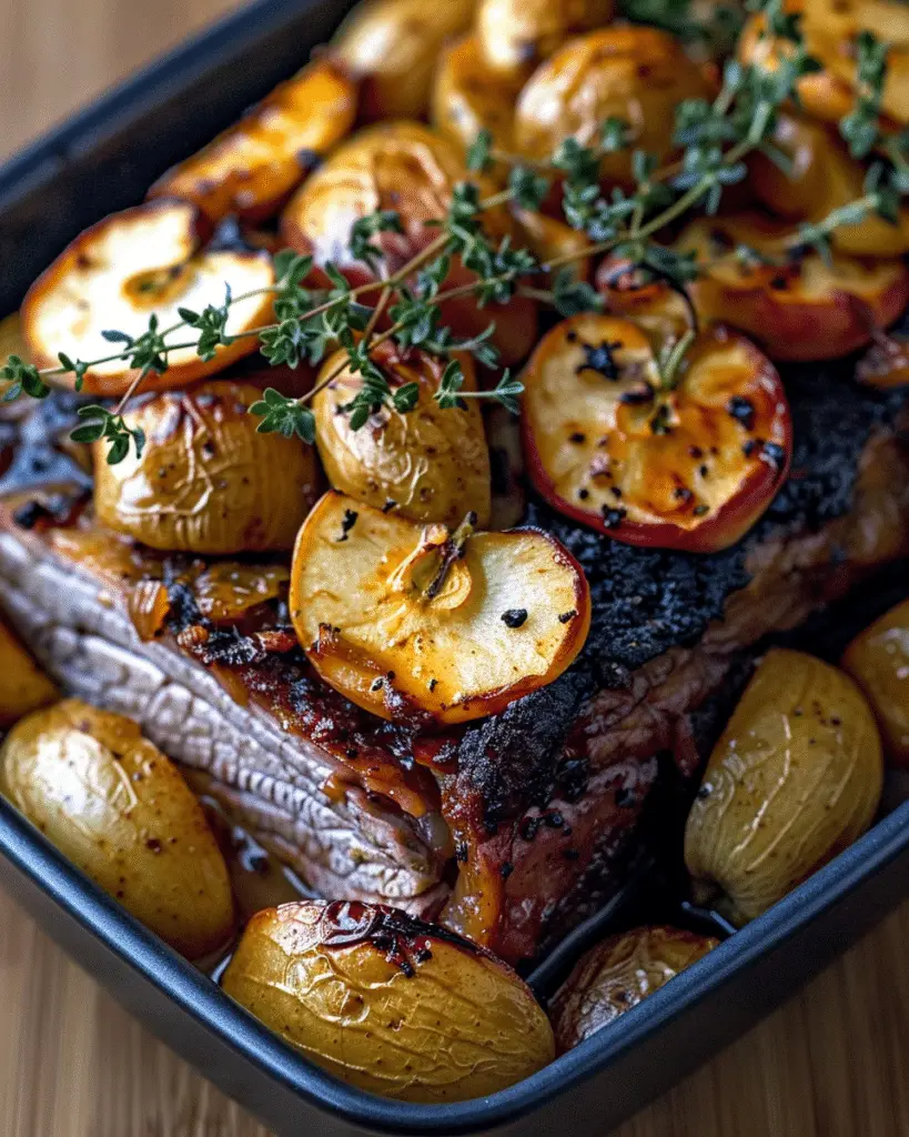 Crockpot Apple Cider Pot Roast | Ella Dishes