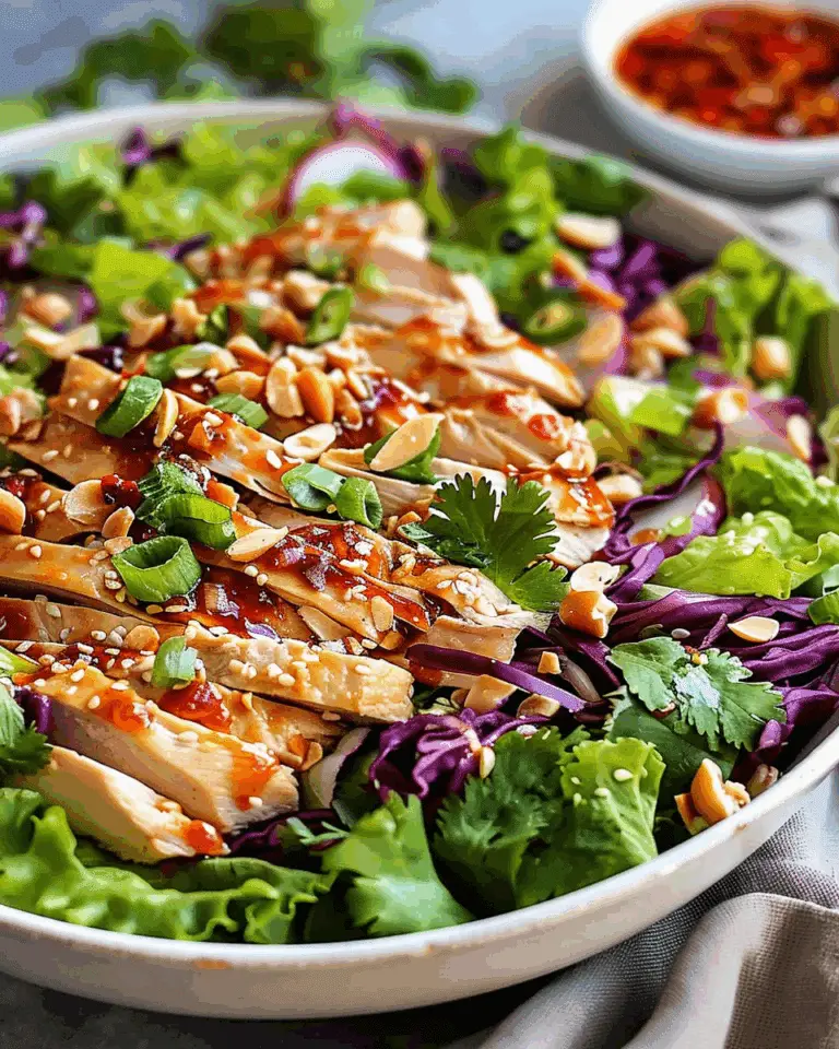 Crunchy Thai Chicken Salad | Ella Dishes
