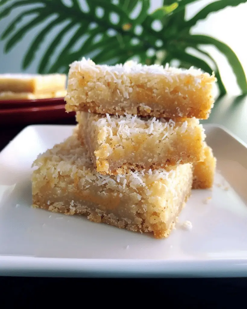 Coconut Butter Bars | Ella Dishes