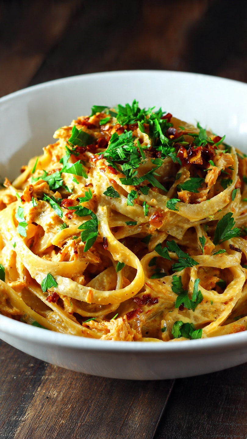 Caramelized Onion Pasta with Chilli Oil | Ella Dishes