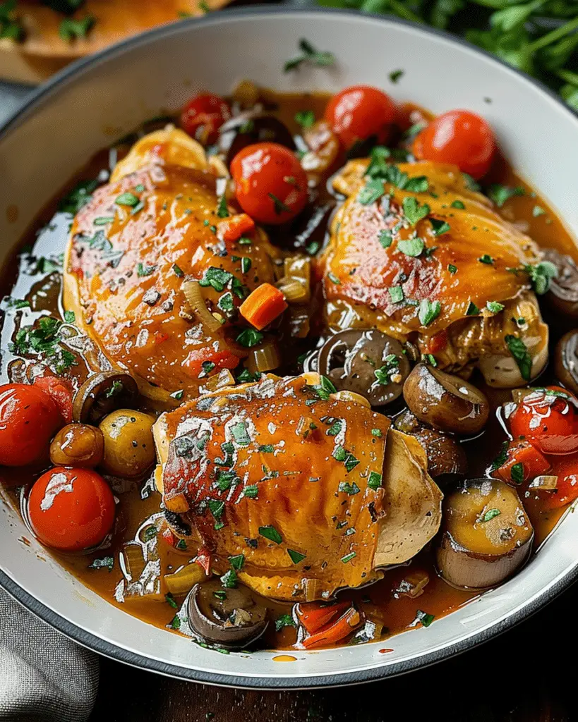 Chicken Chasseur Classic French | Ella Dishes