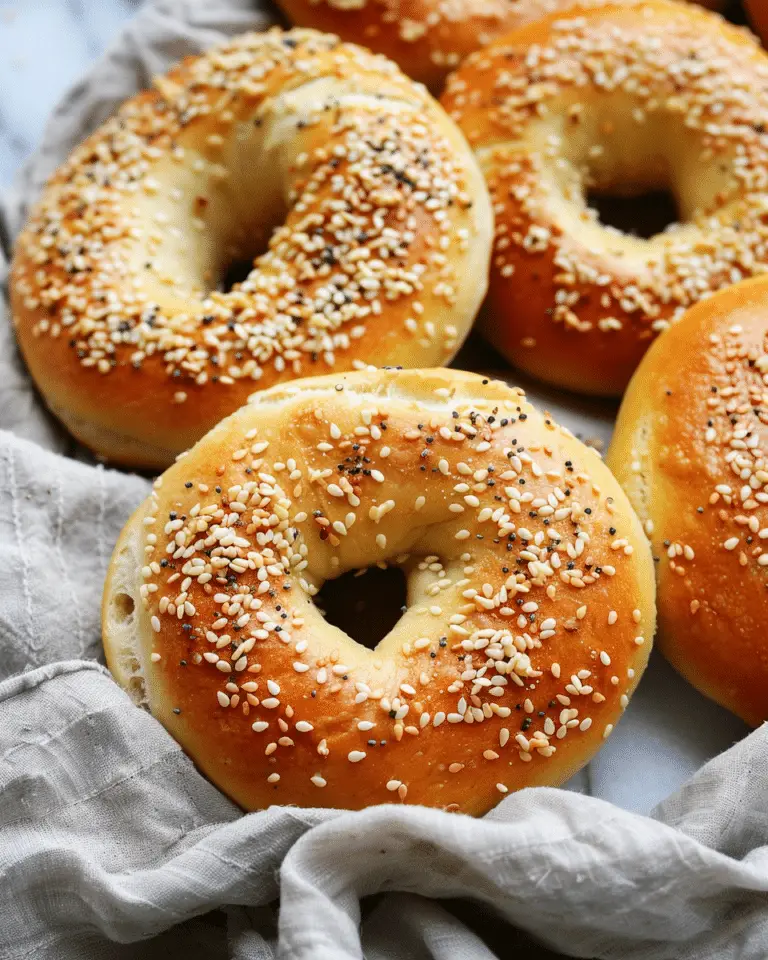 2 Ingredient Bagels | Ella Dishes