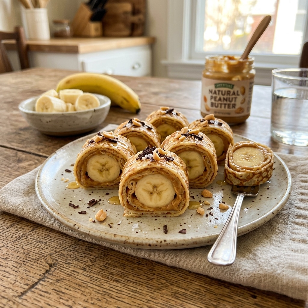 Peanut Butter Banana Sushi | Ella Dishes