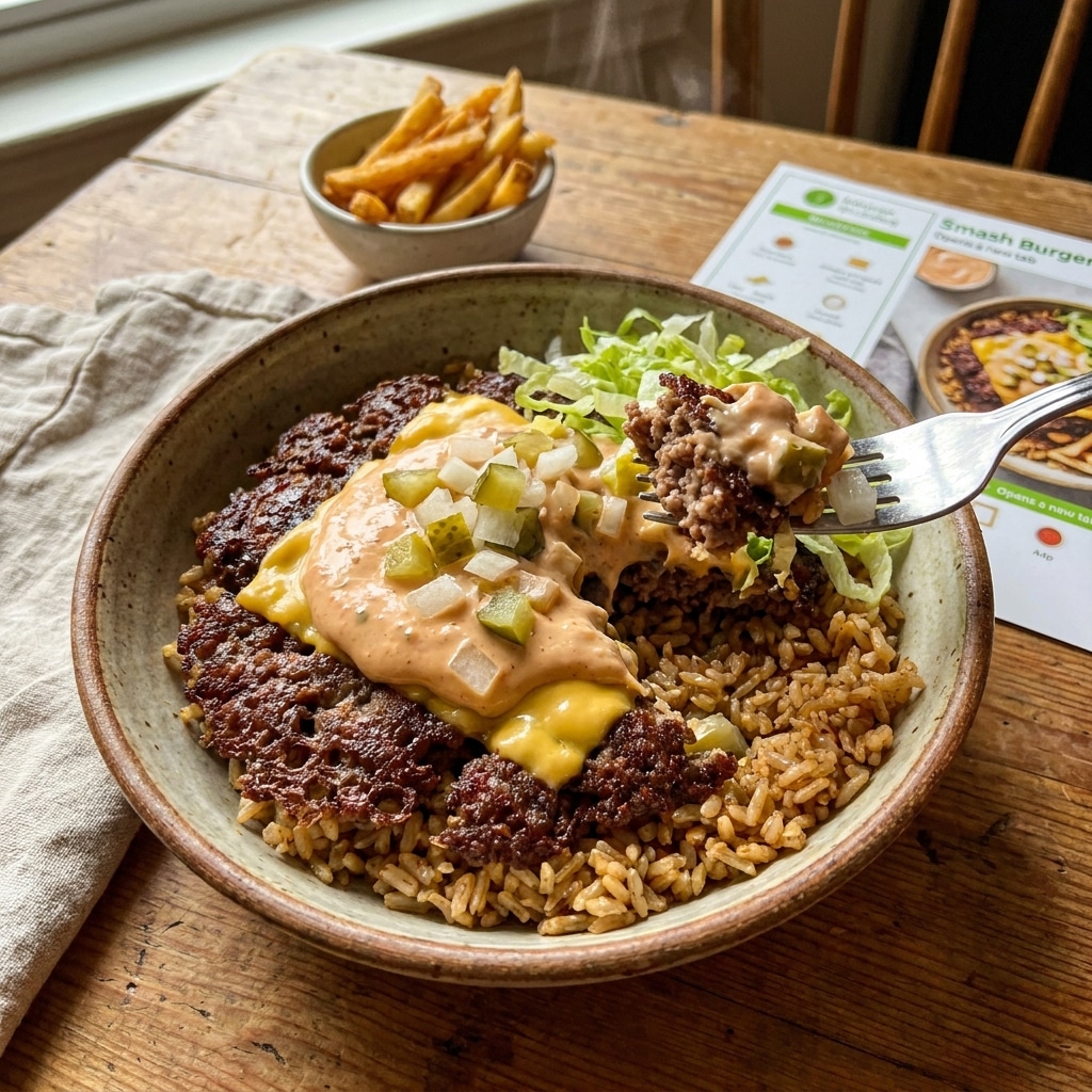 Smash Burger Bowl: Irresistible 5-Minute Comfort Fix | Ella Dishes